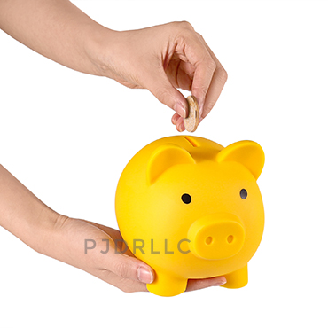 PJDRLLC Yellow Piggy Bank